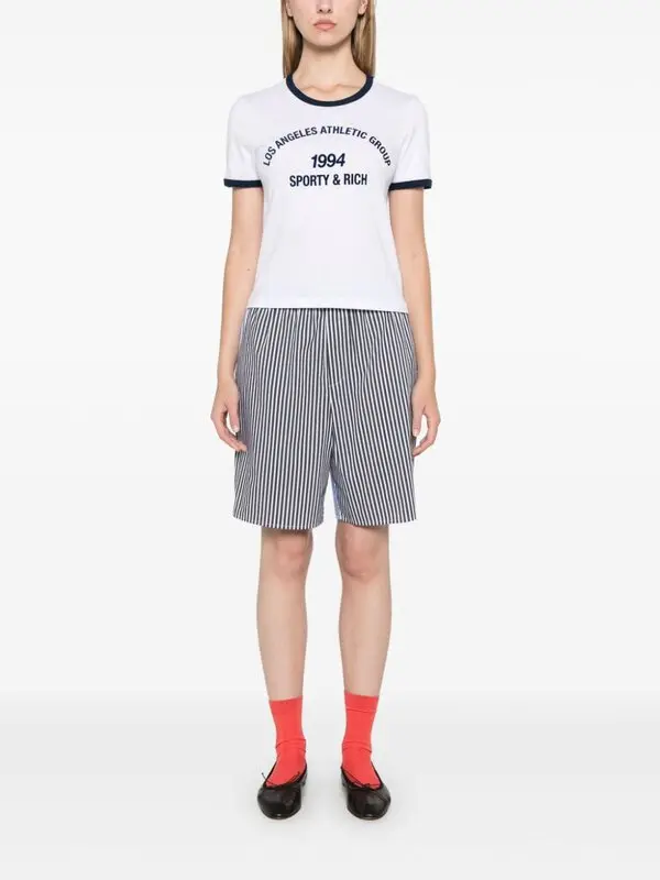 SPORTY & RICH Text-print T-shirt