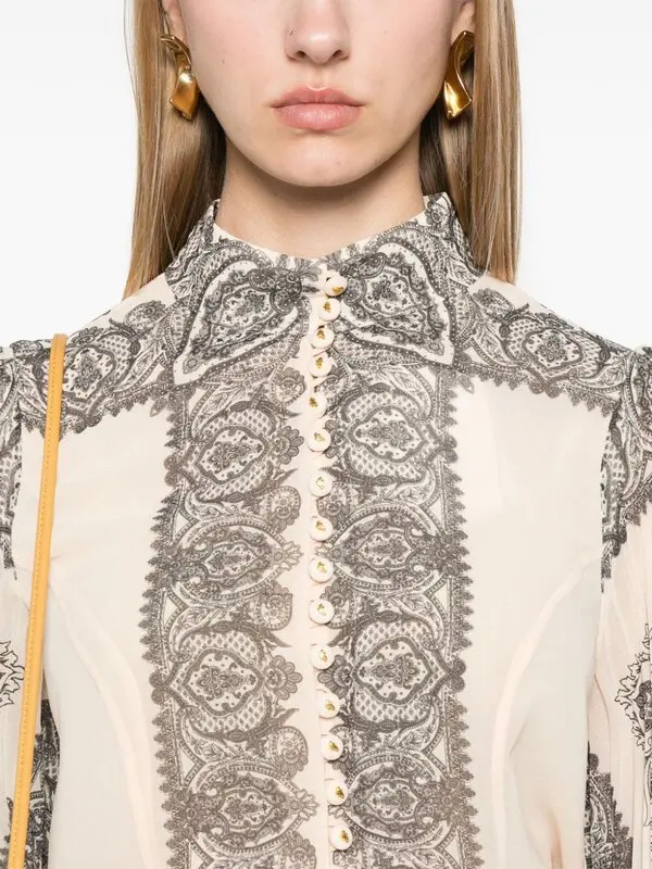 Zimmermann Sunray Pleated Blouse