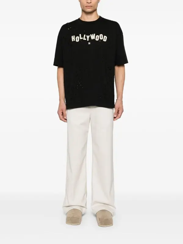 Amiri Hollywood T-shirt - Black