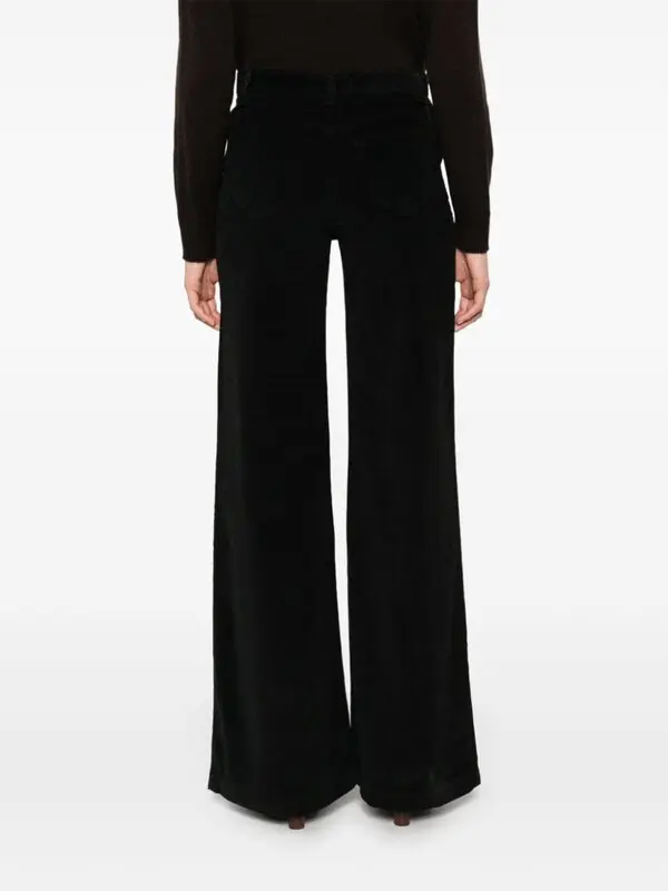 TWINSET Pinwale Corduroy Trousers - Black