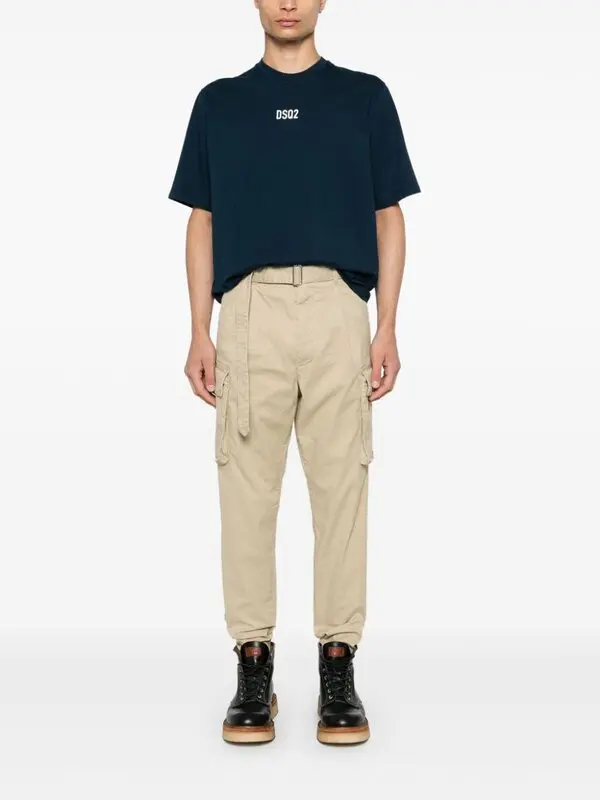 Dsquared2 Tapered-leg Cargo Trousers - Neutrals