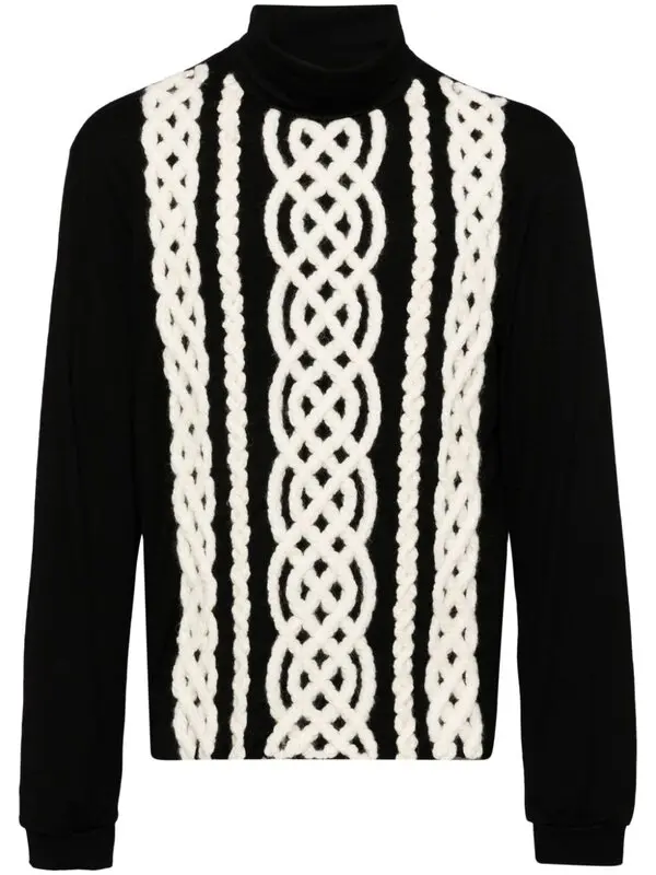 TAAKK Cable-knitted Jumper