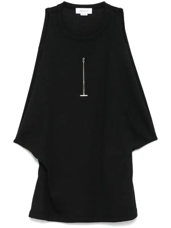 Alexander McQueen Draped Armhole T-shirt