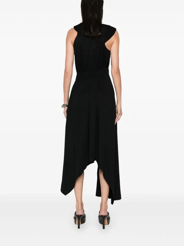 Alexander McQueen Asymmetric Gathered Dress
