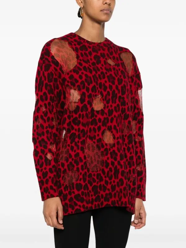 Versace Leopard-print Sweater