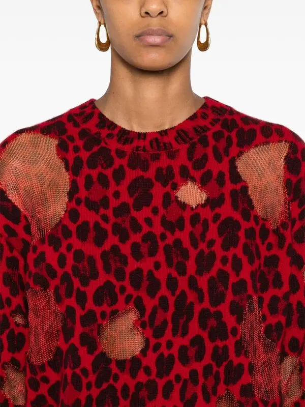 Versace Leopard-print Sweater
