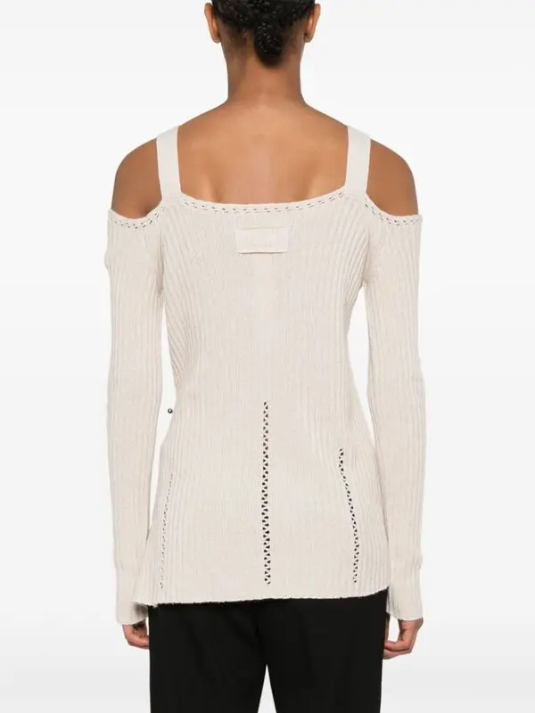 TWINSET Brooch-detail Top - Brown