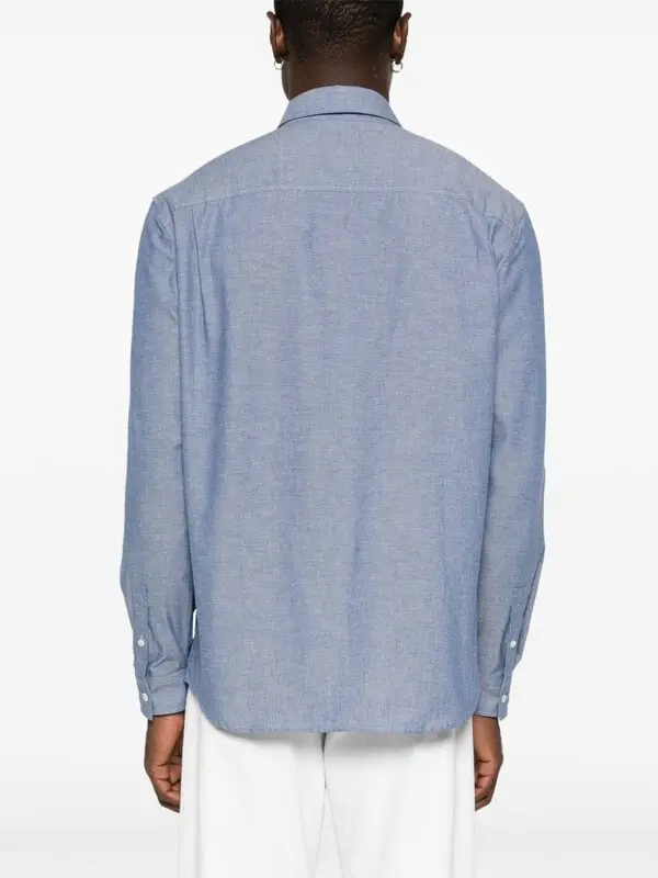 A.p.c. Organic Cotton Shirt - Blue