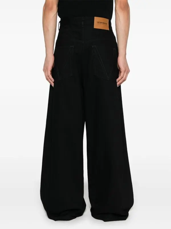 Vetements Big Shape Wide Leg Jeans