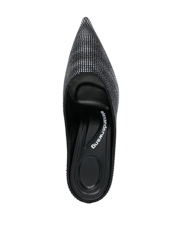 Alexander Wang 90mm Irina Mules - Black