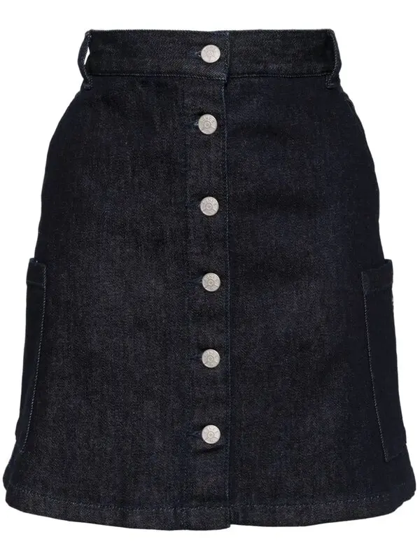 AGNÈS B. Denim Straight Skirt