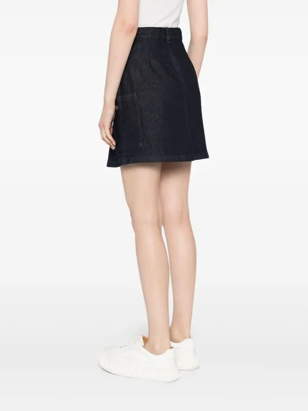 AGNÈS B. Denim Straight Skirt