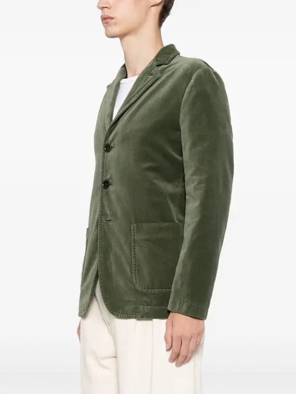 Aspesi Velvet Single-breasted Blazer