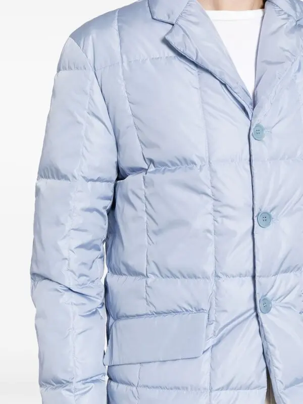 Aspesi Padded Single-breasted Blazer - Blue