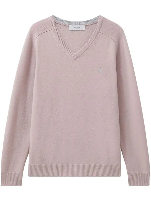 Pringle Of Scotland Wool V-neck Sweater - Pink