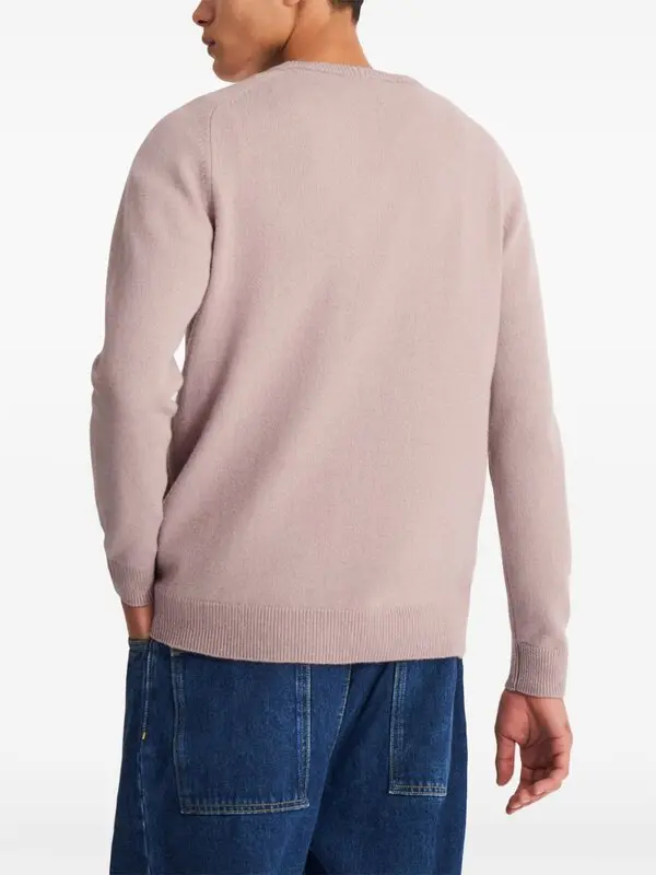 Pringle Of Scotland Wool V-neck Sweater - Pink