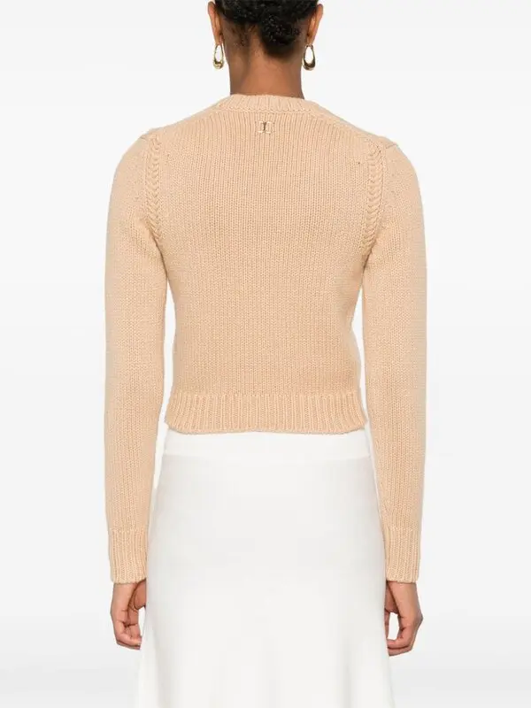 Chloé V-neck Cardigan - Neutrals