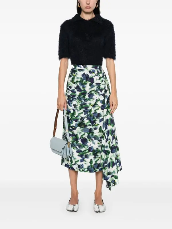 Marni Brushed-effect Polo Top