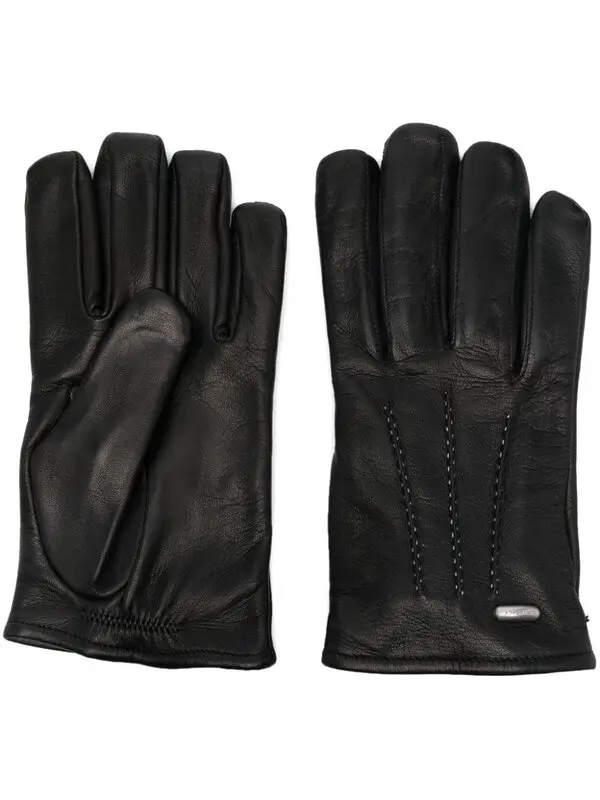 Our Legacy Leather Gloves - Black