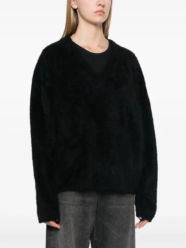 LISA YANG Margareta Cashmere Sweater - Black