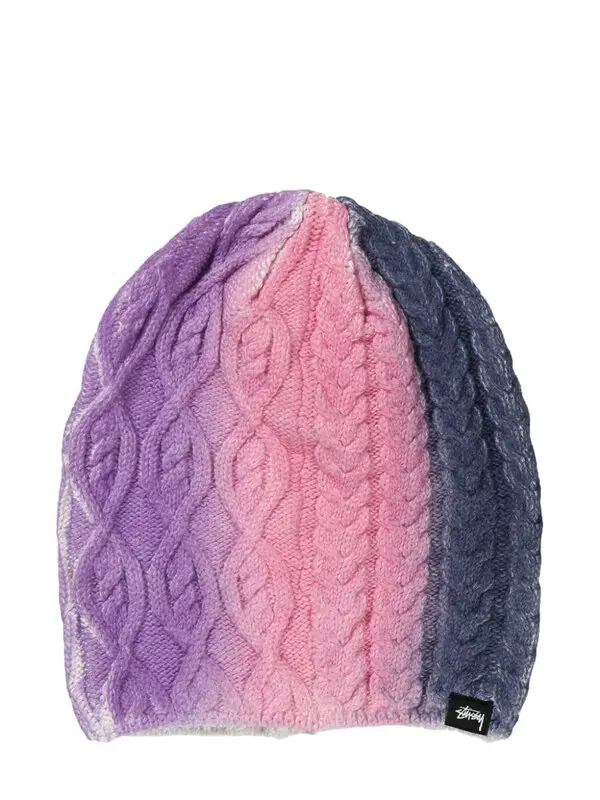 StÜssy Spray Skullcap Beanie - Purple