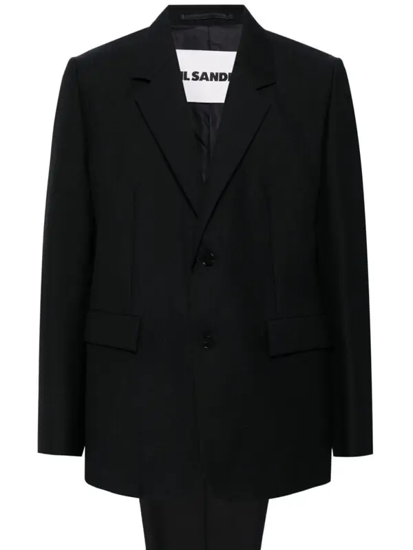 JIL SANDER Single-breasted Relaxed Fit Tailored Suit