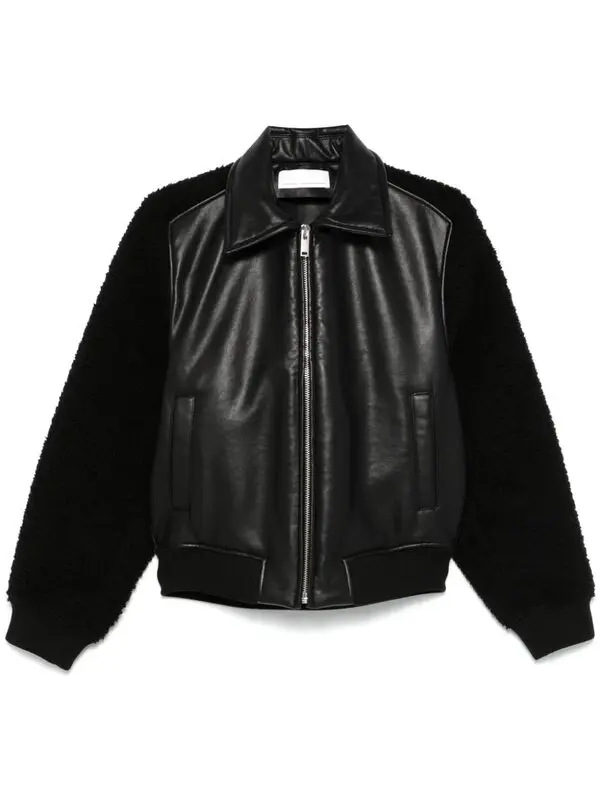 Random Identities Faux-leather Jacket