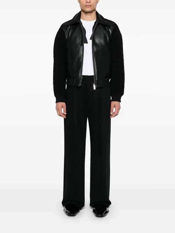 Random Identities Faux-leather Jacket