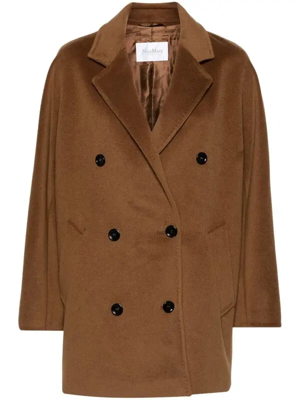 Max Mara Rebus Wool-cashmere Coat - Brown