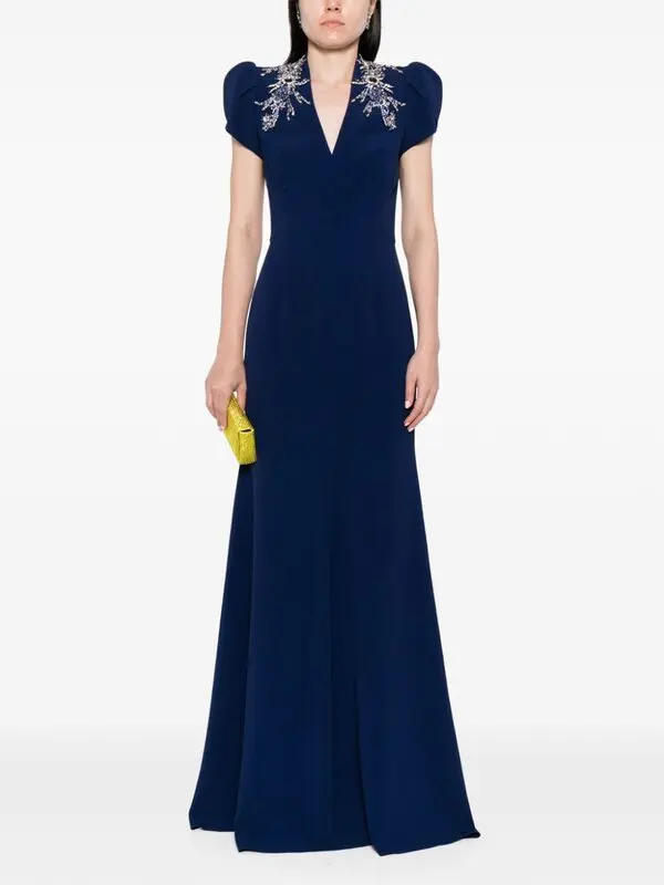 Jenny Packham Aries Crystal-embellished Gown