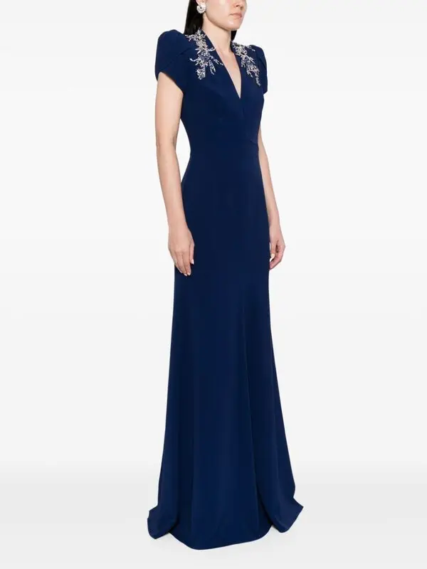 Jenny Packham Aries Crystal-embellished Gown