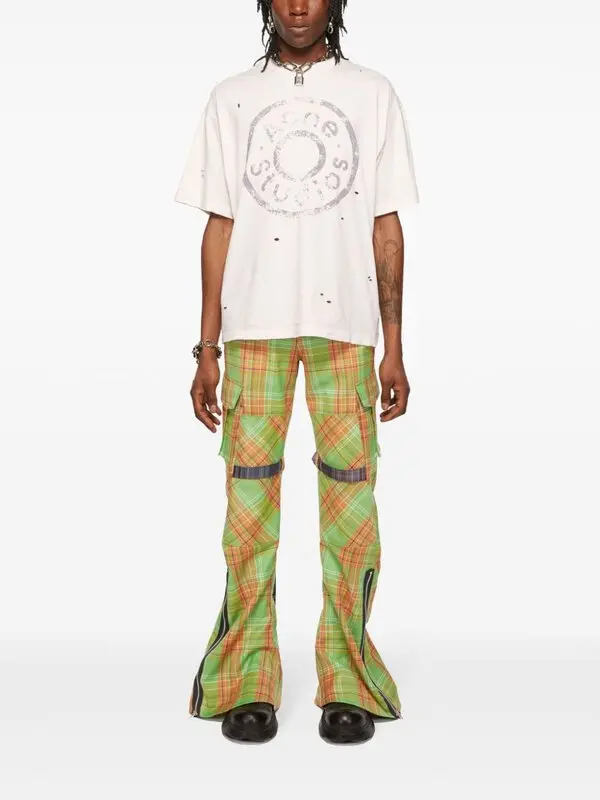 Acne Studios Checkered Cargo Trousers