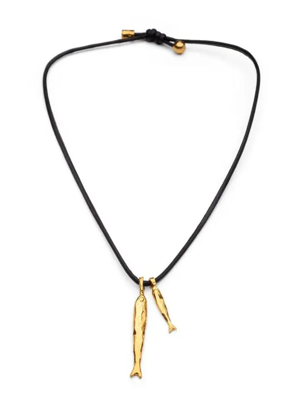ALIGHIERI The Gon Fishing Necklace - Black