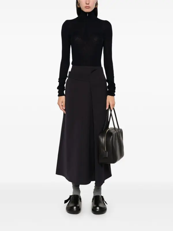 Studio Nicholson Belted A-line Skirt