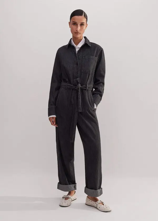 ME+EM Supersoft Denim Jumpsuit