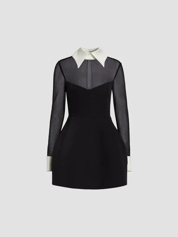 BRONX BANCO Wednesday Long-sleeve Minidress