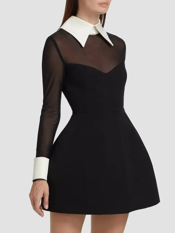 BRONX BANCO Wednesday Long-sleeve Minidress