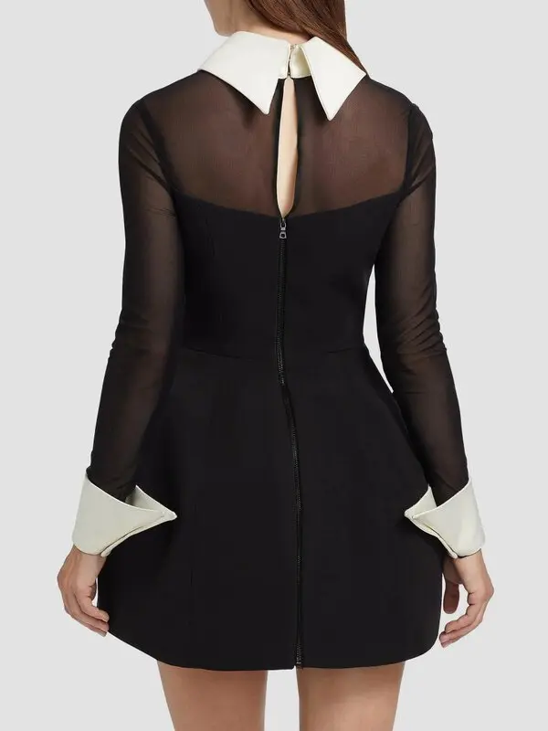 BRONX BANCO Wednesday Long-sleeve Minidress