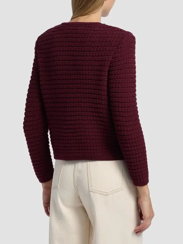 Ba&sh Gaspard Cotton-blend Knit Cardigan