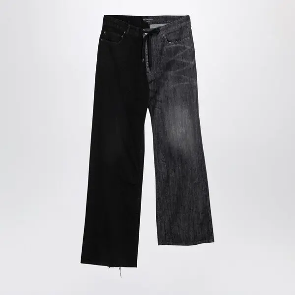Balenciaga Fifty Fifty Jeans In Black - 56% Off | Editorialist
