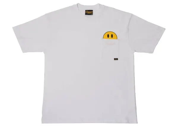 Drew House Mini Mascot Pocket Tee Shirt - White