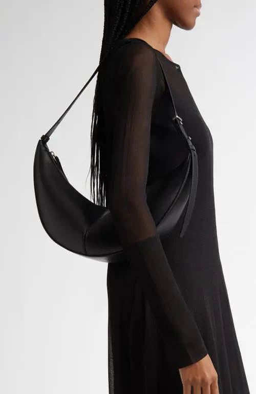 Proenza Schouler Leather Hobo Bag - Black