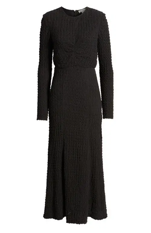 QUINCY MAE Textured Midi Dress