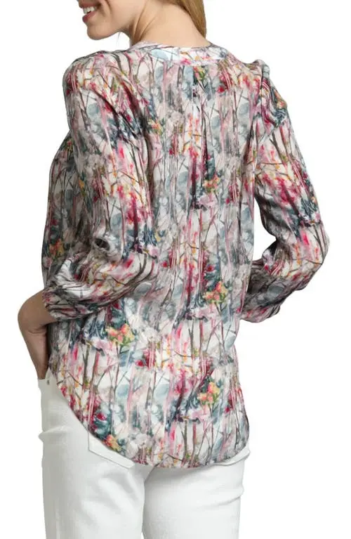 APNY Printed Blouse - Beige Multi