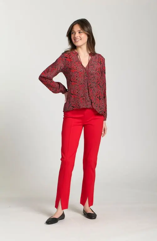 APNY Printed Blouse - Red