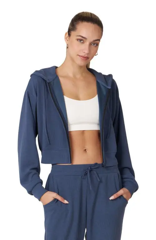 REBODY Retreat Waffle Zip Up Jacket