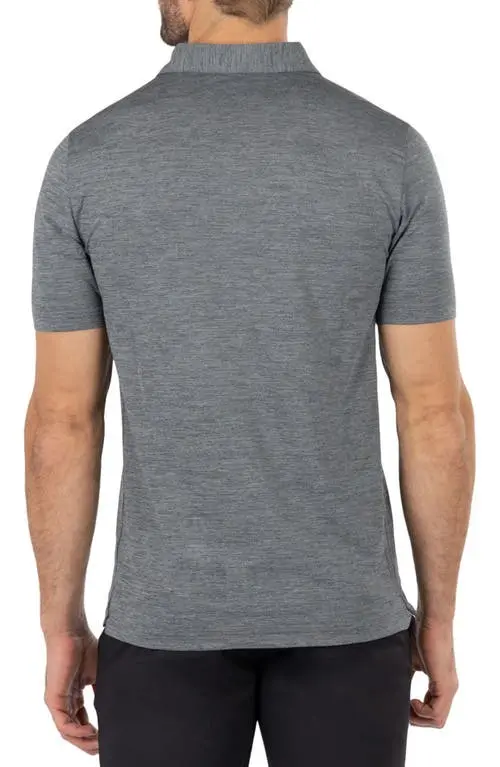 Travis Mathew Heating Up Polo - Heather Grey