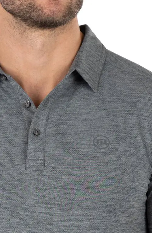 Travis Mathew Heating Up Polo - Heather Grey