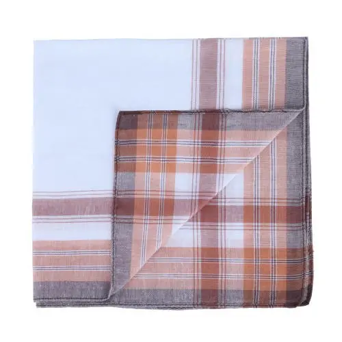 Trafalgar Checked Cotton Handkerchiefs - Blue Multi