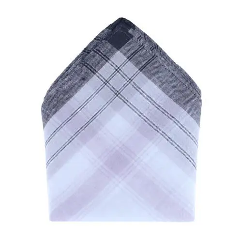 Trafalgar Checked Cotton Handkerchiefs - Blue Multi